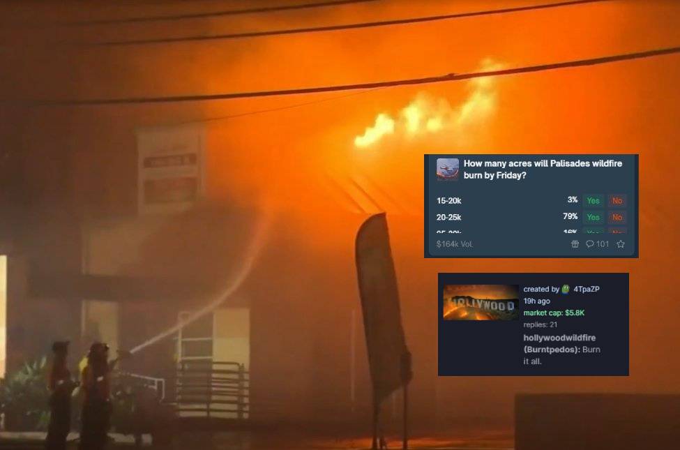 Polymarket Degens Distastefully Bet on California Wildfires, Create ...