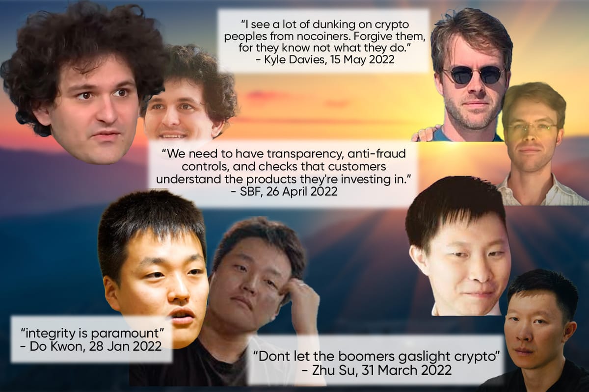 2022's Most Insightful Crypto Quotes That Epically Backfired